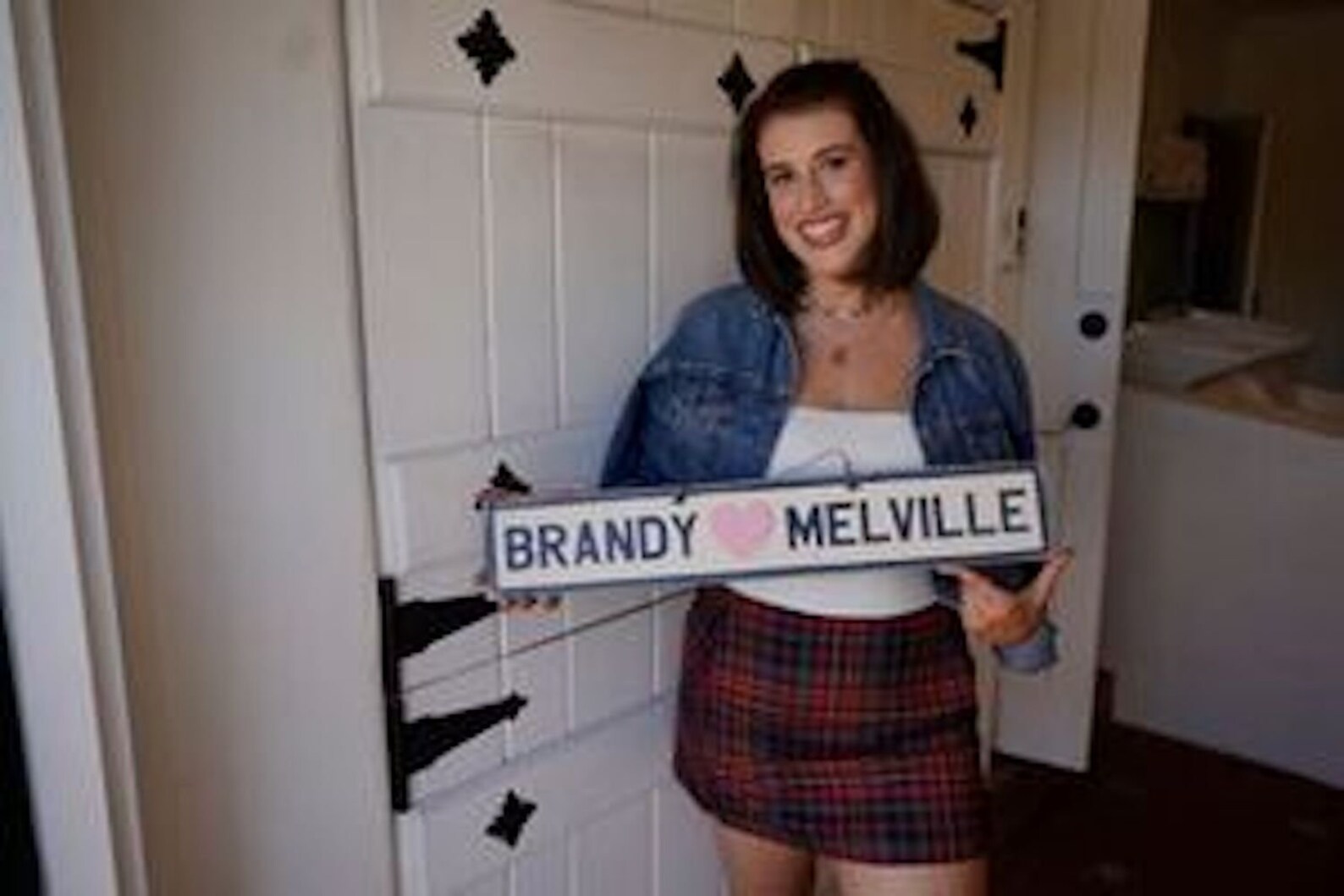 Brandy Melville Wood Sign With Heart - Original Brandy Signs - Custom ...