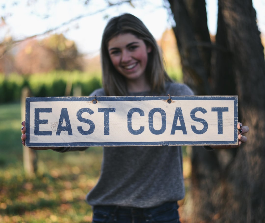 East Coast Wood Sign – Authentic Brandy Melville Store Sign – 100% ...