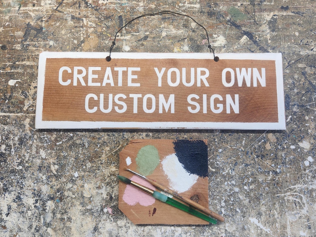 Personalized Wood Sign – Custom Painted Wooden Signs – Handcrafted ...