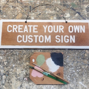 Personalized Wood Sign – Custom Painted Wooden Signs – Handcrafted ...