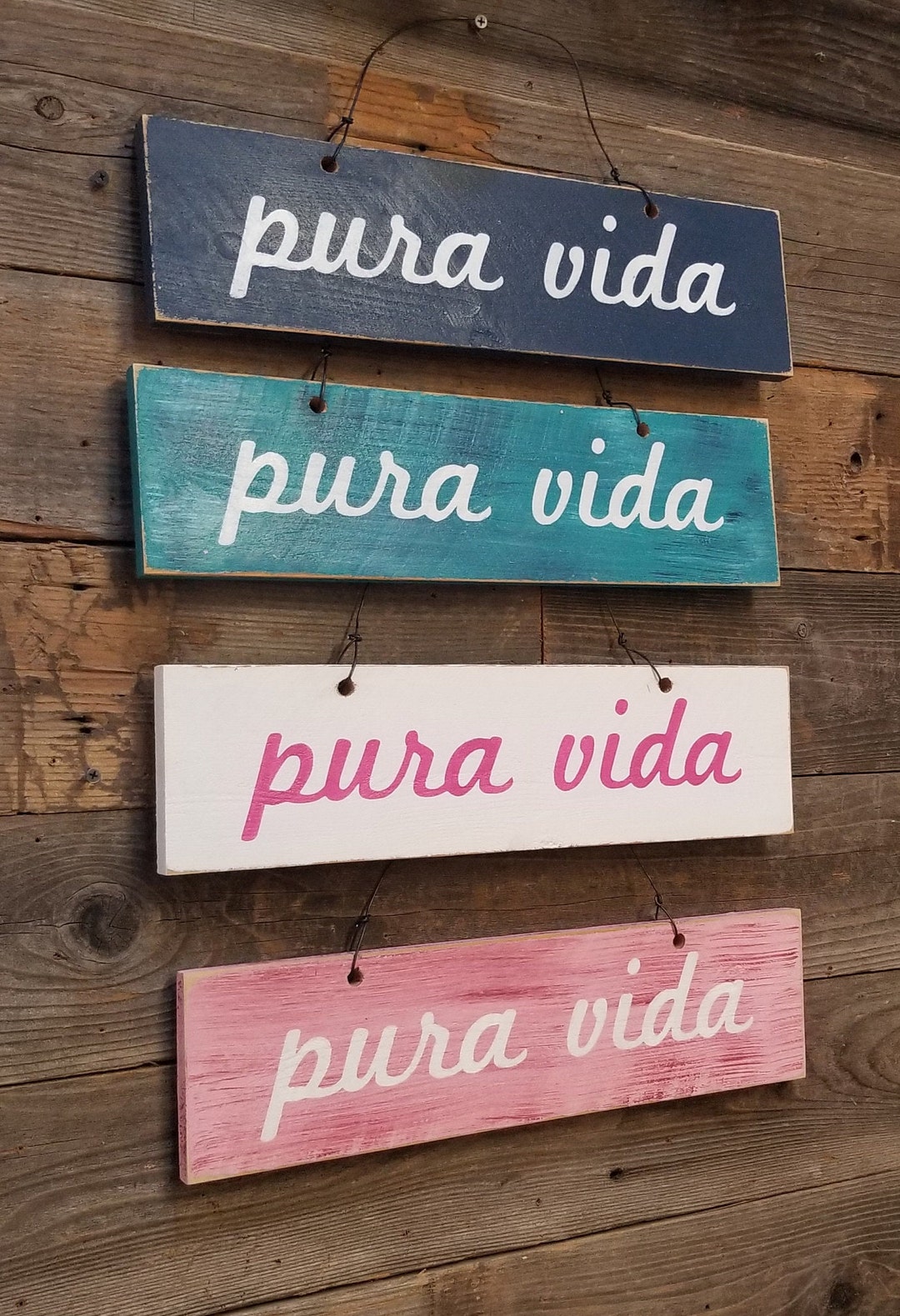 Pura Vida Cursive Sign - Etsy
