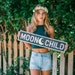 Moon Child Wood Sign Dorm Signs and Decor - Etsy
