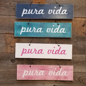 Pura Vida Cursive Sign - Etsy