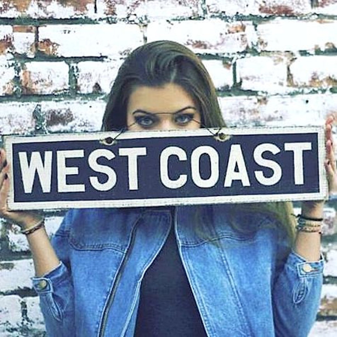 West Coast Wood Sign - Brandy Melville Custom Wooden Signage - Etsy