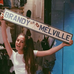 Brandy Melville Flag Sign – Authentic Store Sign Made by Official ...