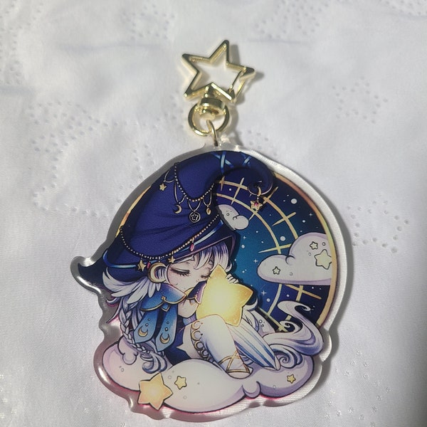 Witch Keychain - Etsy