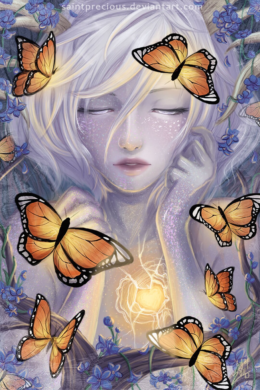 Anime Faun Glowing Butterflies - Etsy