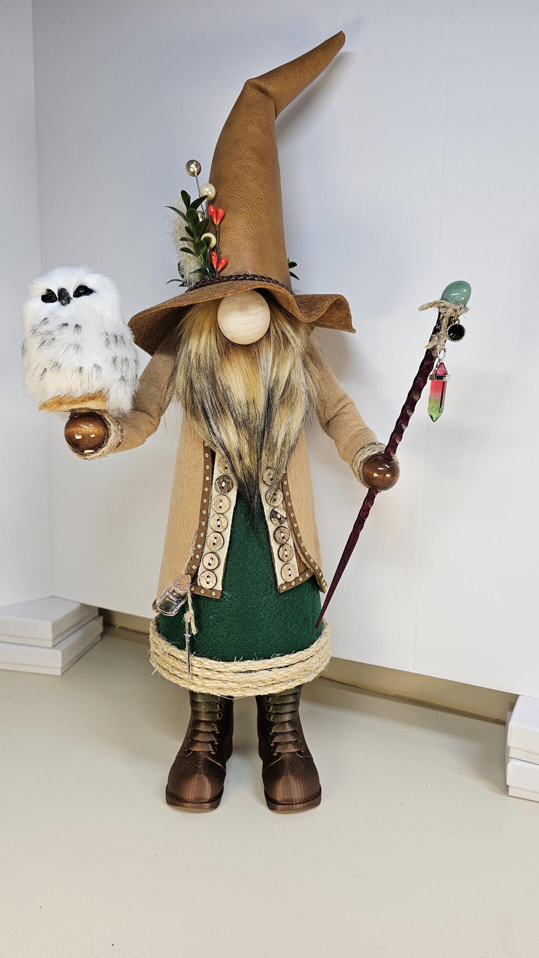 Woodland Wizard Gnome - Etsy