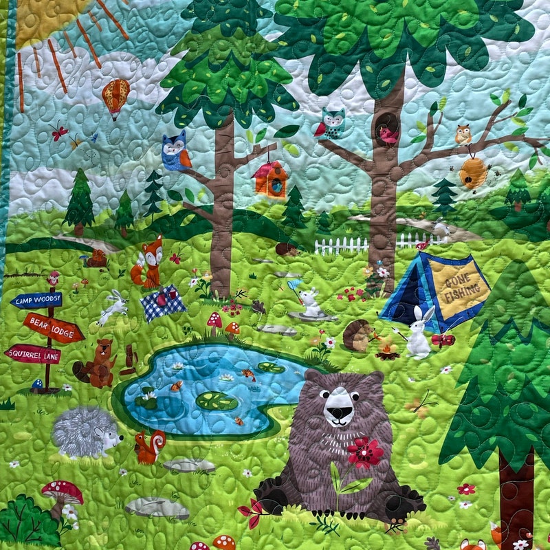 Camping Quilt Pattern - Etsy