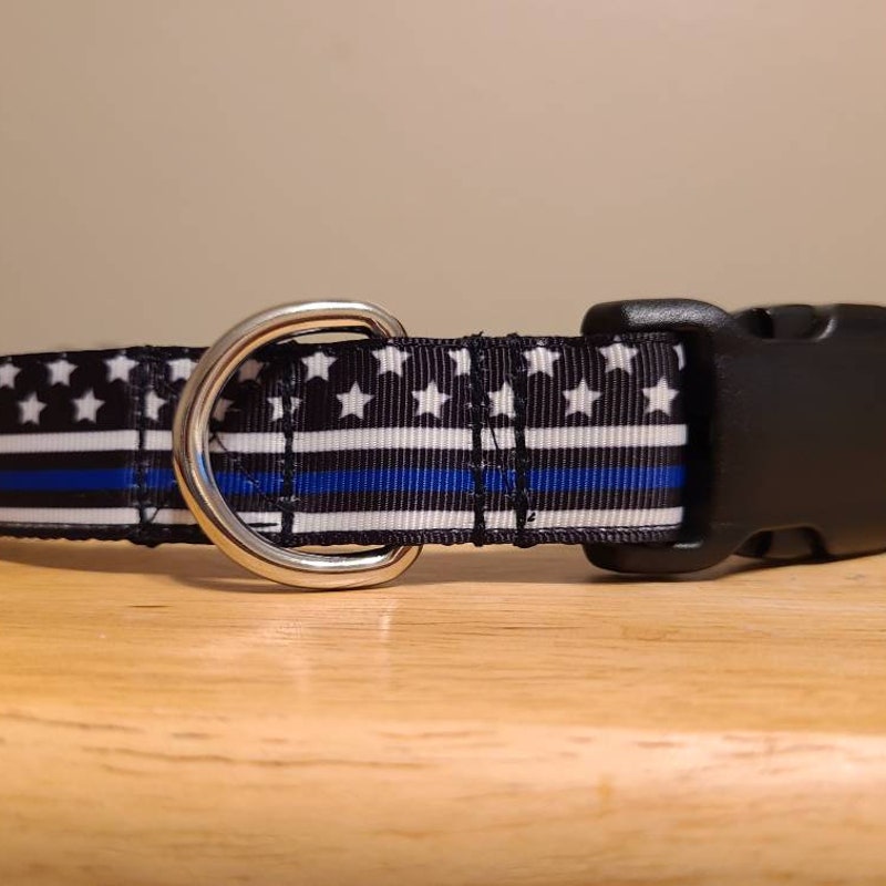 Thin Blue Line Necklace - Etsy