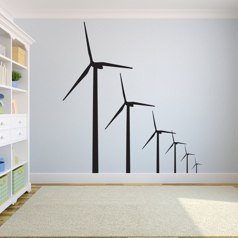 Windmill Decal - Etsy