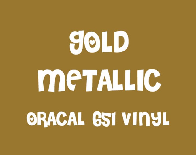 Gold Mirror Adhesive Vinyl, Polychrome Gold Mirror Finish Vinyl, 12x12 ...