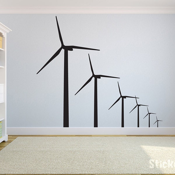 Windmill Decal - Etsy