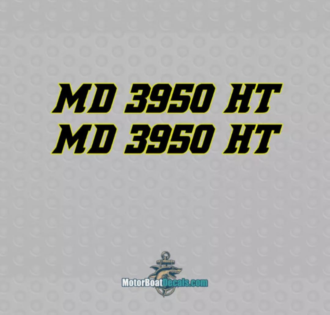 Demonized 2C Boat Registration Decals (3" Tall X 24" Wide) - Etsy