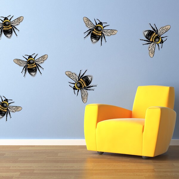 Bee Wall Decal - Etsy