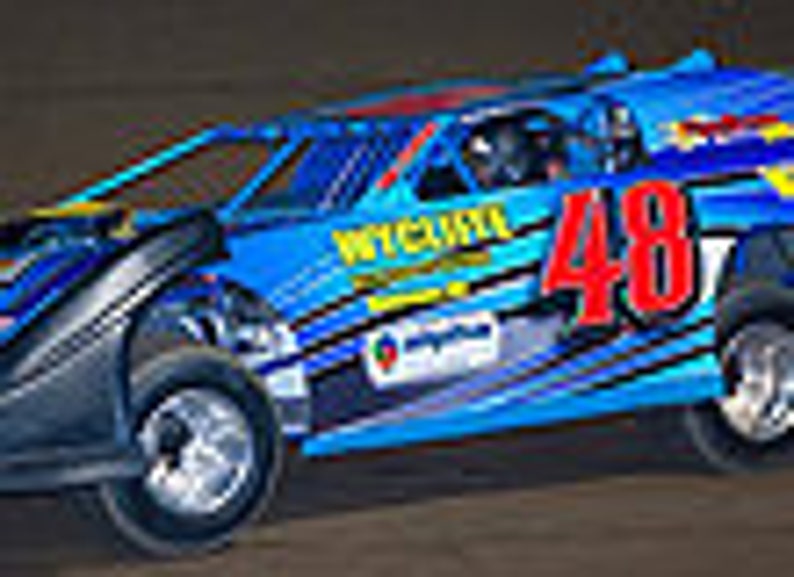 Race Car Numbers Decal Package Kit - Late Model, Street Stock - Etsy