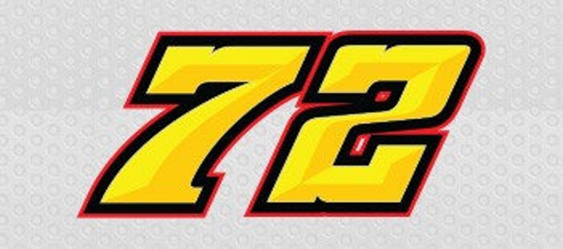 Race Car Numbers Decal Package Kit - Late Model, Street Stock - Etsy