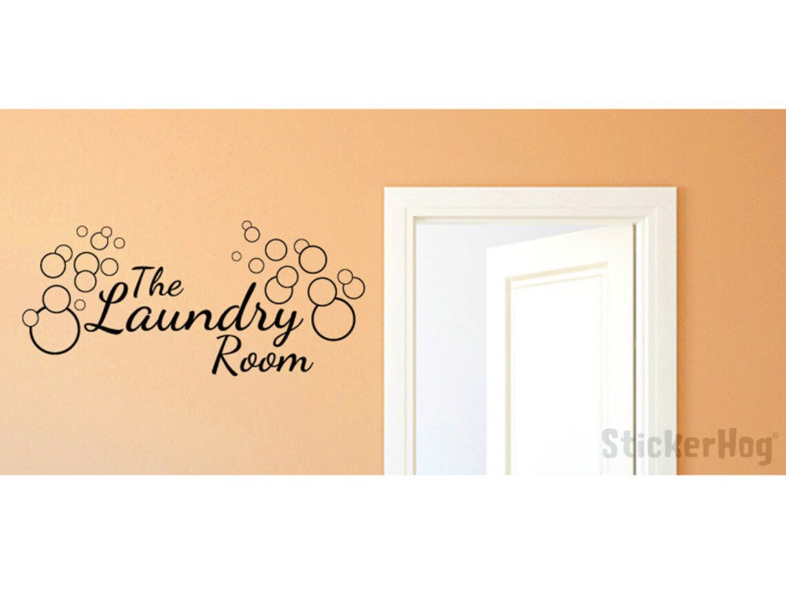 Laundry Room Vinyl Wall Decal 3 Graphics Home Decor - Etsy
