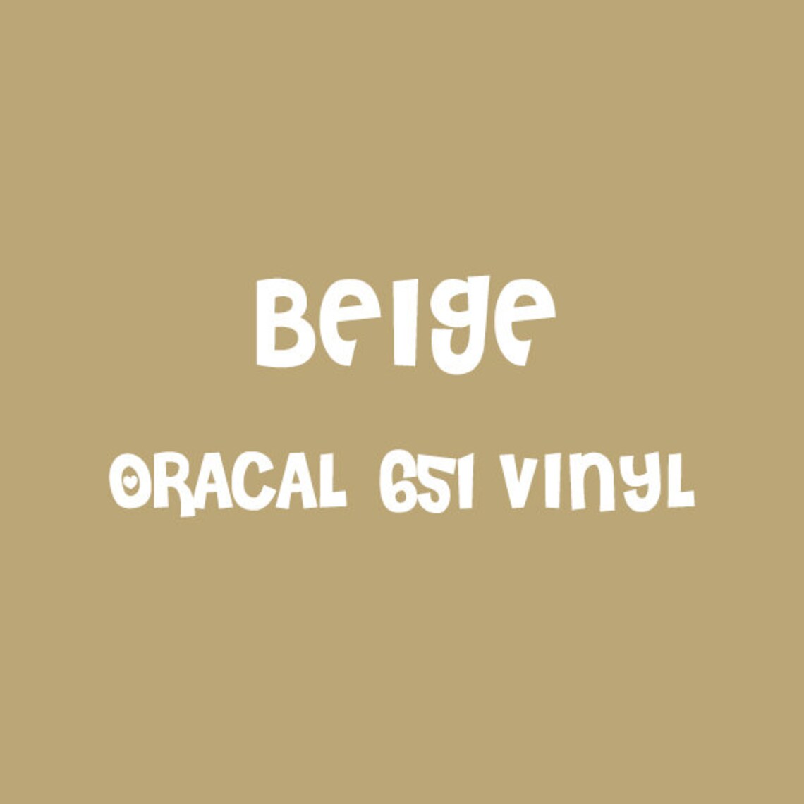 Oracal Beige Adhesive Vinyl 651 High Performance Vinyl - Etsy