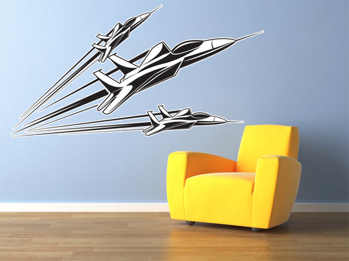 F-15 Military Jet Aviation Wall Decal Vinyl Military Sticker | Etsy