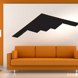 B2 Stealth Bomber Airplane Wall Decal Vinyl Aviation Sticker 60" X 18 ...