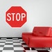 Stop Sign Traffic Sign Repositionable Wall Decal 22"x22" Home Decor - Etsy