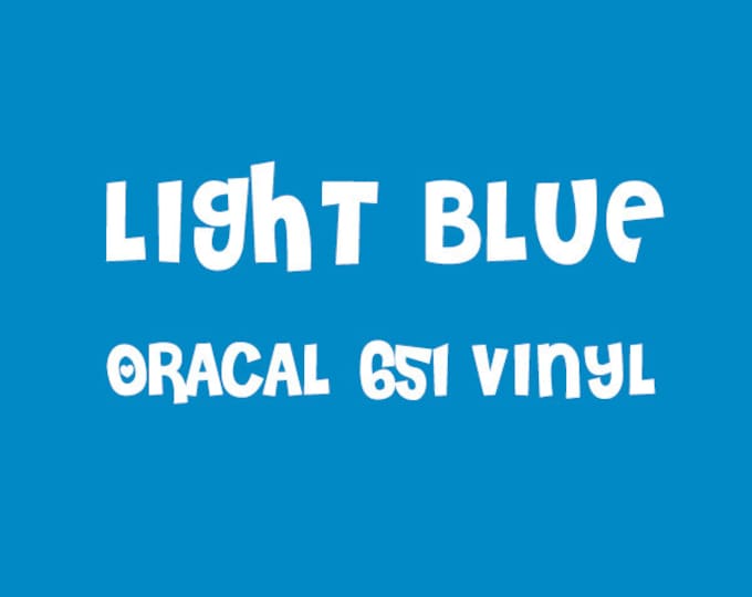 Oracal 651 Permanent Gloss Vinyl Craft Vinyl Cricut, Silhouette Vinyl ...