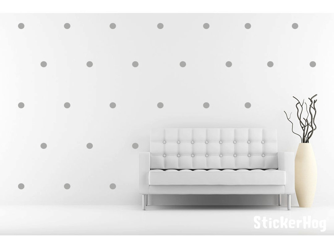Polkadot Mini Wall Decals Graphic Vinyl Sticker Bedroom Wall Home Decor ...