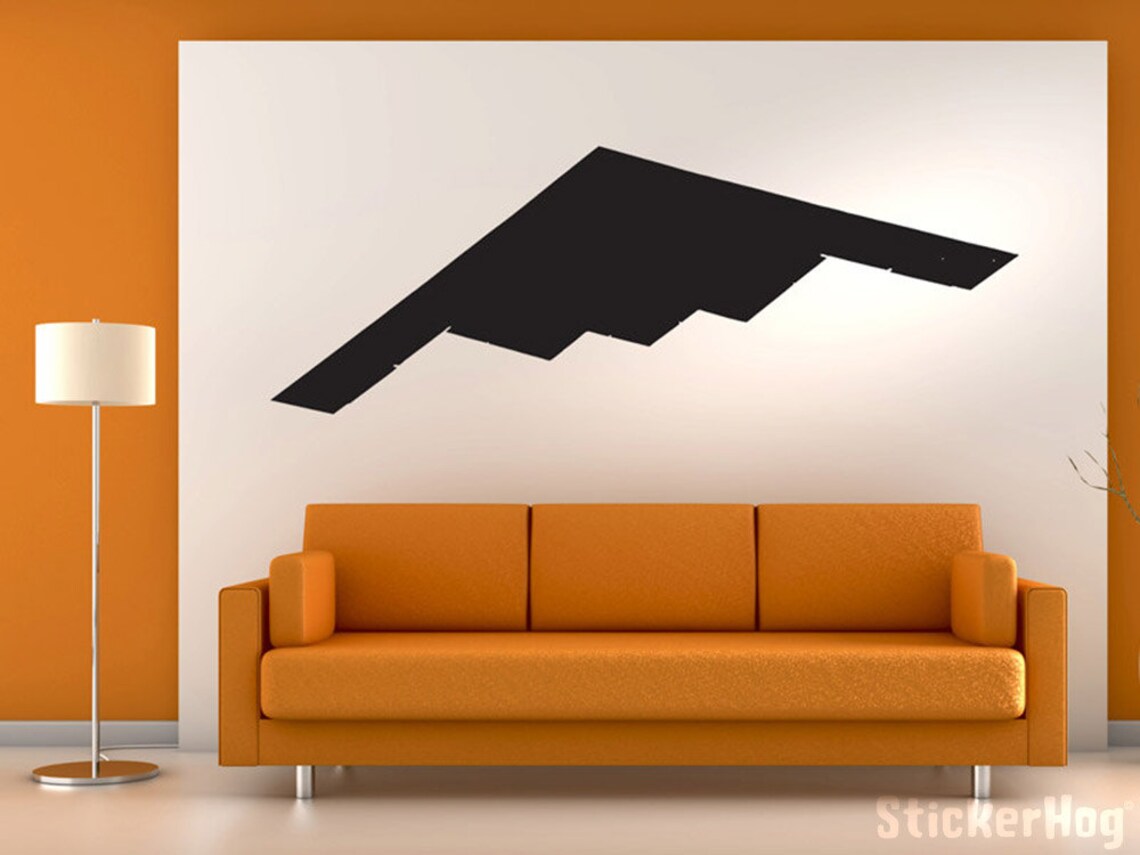 B2 Stealth Bomber Airplane Wall Decal Vinyl Aviation Sticker | Etsy