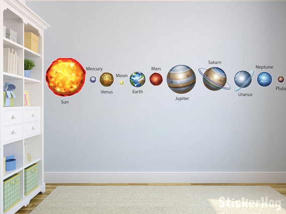 Solar System Vinyl Decals