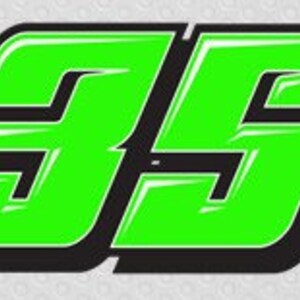 Race Car Numbers Decal Package Kit - Late Model, Street Stock - Etsy