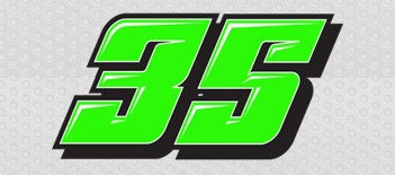Race Car Numbers Decal Package Kit - Late Model, Street Stock - Etsy
