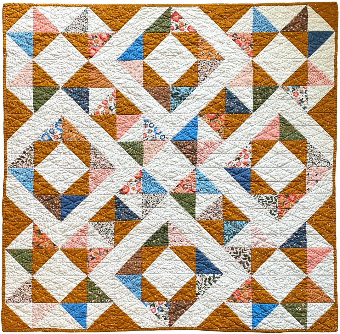Oh so Charming Quilt - Charm Pack Friendly Quilt - Fat Quarters ...