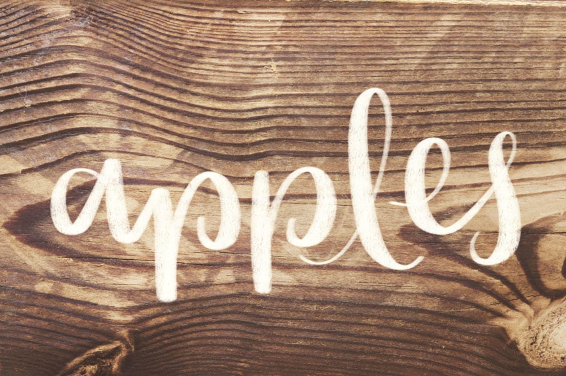 Wood Grain Lettering Procreate Brush - Etsy