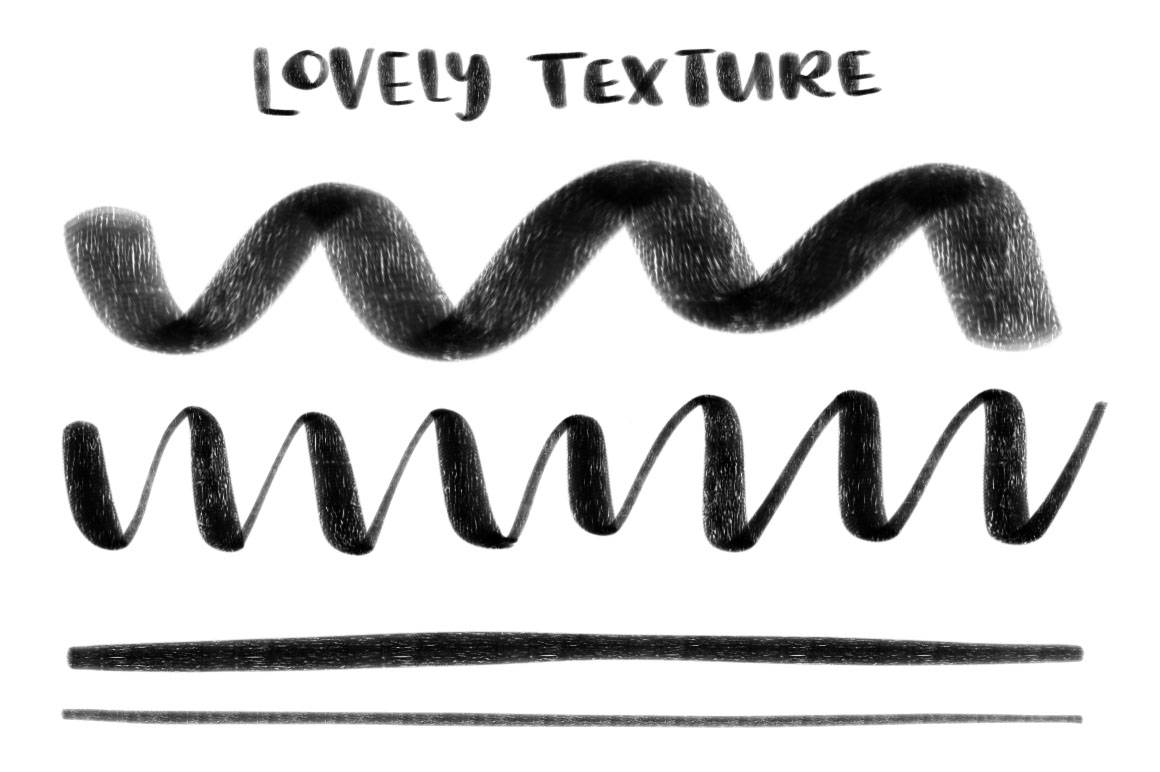 Wood Grain Lettering Procreate Brush - Etsy