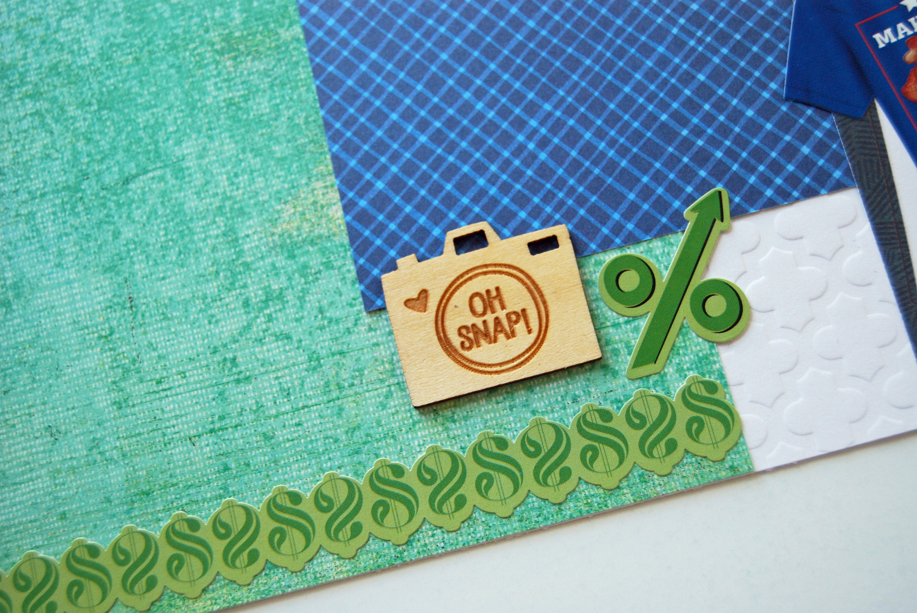 Premade Single Scrapbook Page 12x12 Layout Called "make Bacon ...