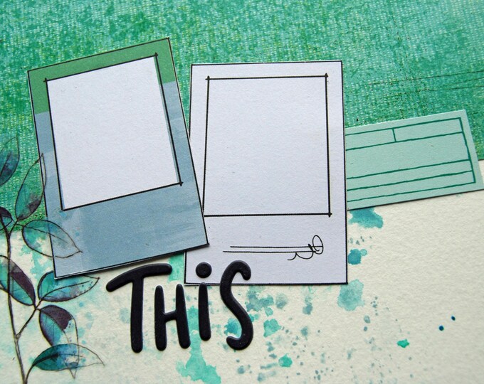 Premade Single Scrapbook Page 12x12 Layout Called "this" so Wonderful ...