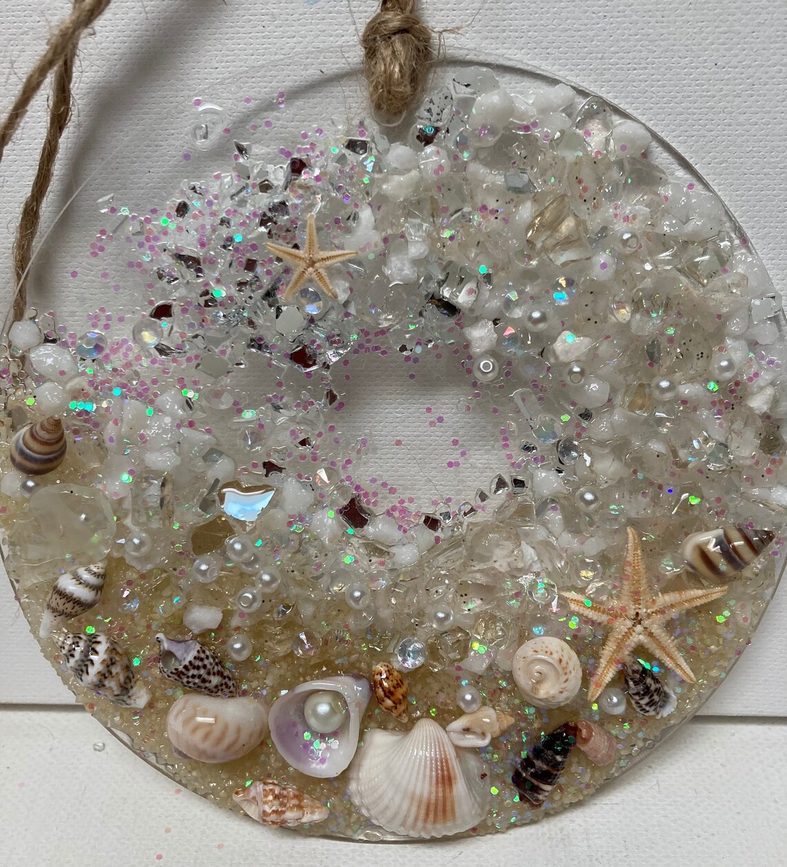 Crystal Wave Suncatcher/wave Ornament/coastal Wave Ornament/coastal ...