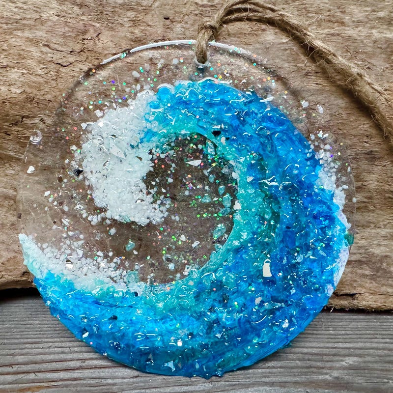 Large Wave Suncatcher - Etsy