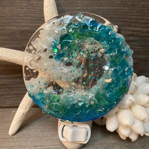 Ocean Wave Nightlight, Coastal Wave Nightlight, Aqua Wave, Ocean Wave ...