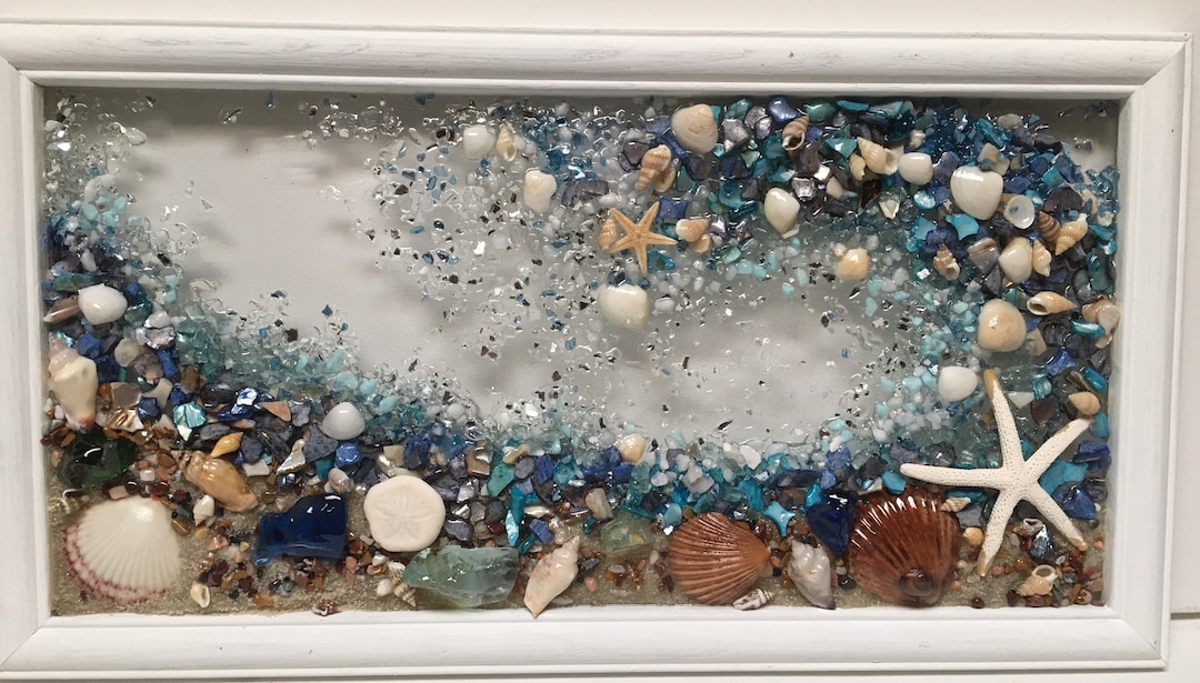 Resin Wave Window/beach Window/wave Art/resin Wave Wall Hanging/beach ...