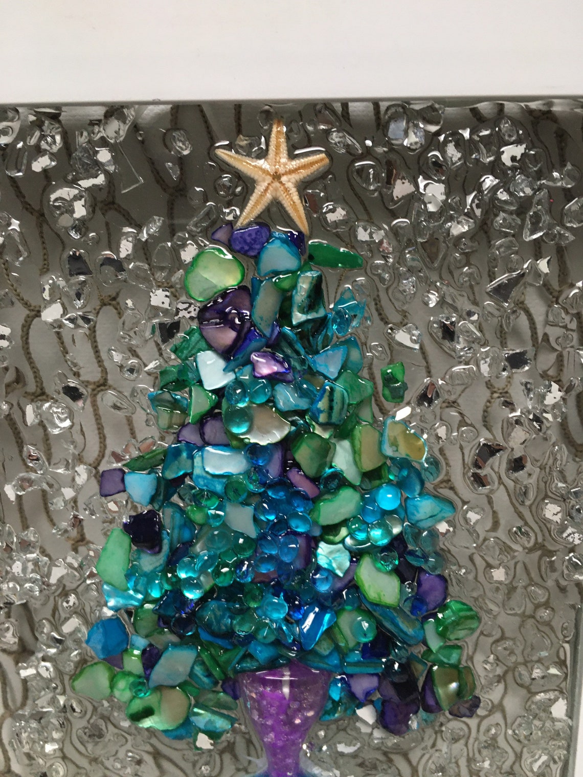 Mermaid Tail Christmas Tree Coastal Christmas Tree Beach - Etsy