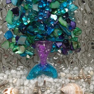 Mermaid Tail Christmas Tree, Coastal Christmas Tree, Beach Christmas ...