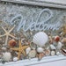 Beach Welcome Window/transom Art/beach Welcome Sign/wedding Beach Decor ...