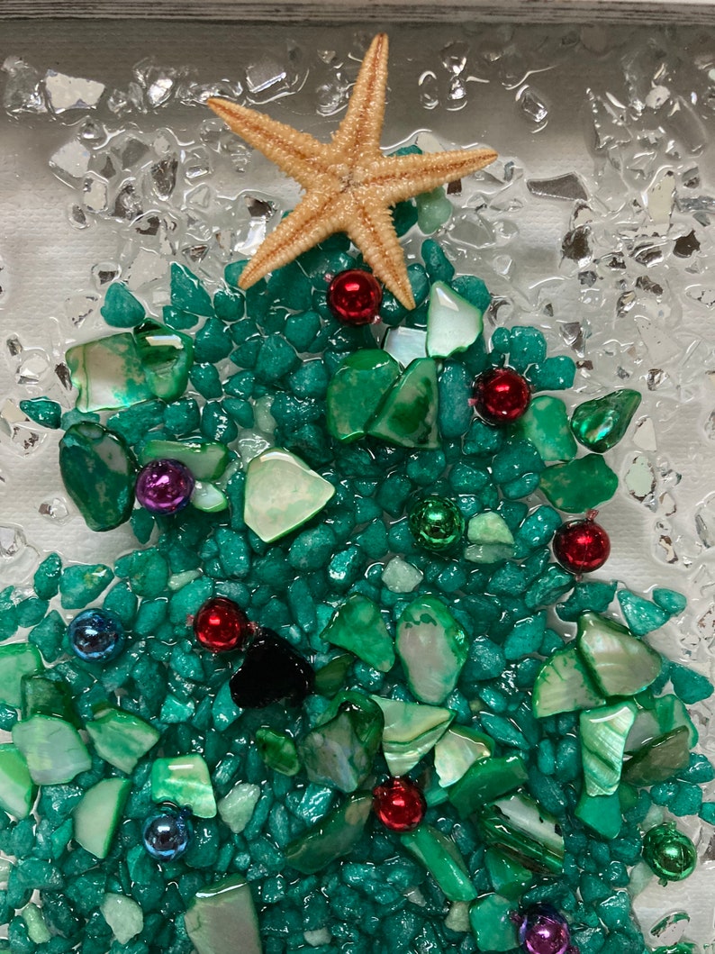 Seashell Tree for Coastal Decor Coastal Christmas Wall - Etsy