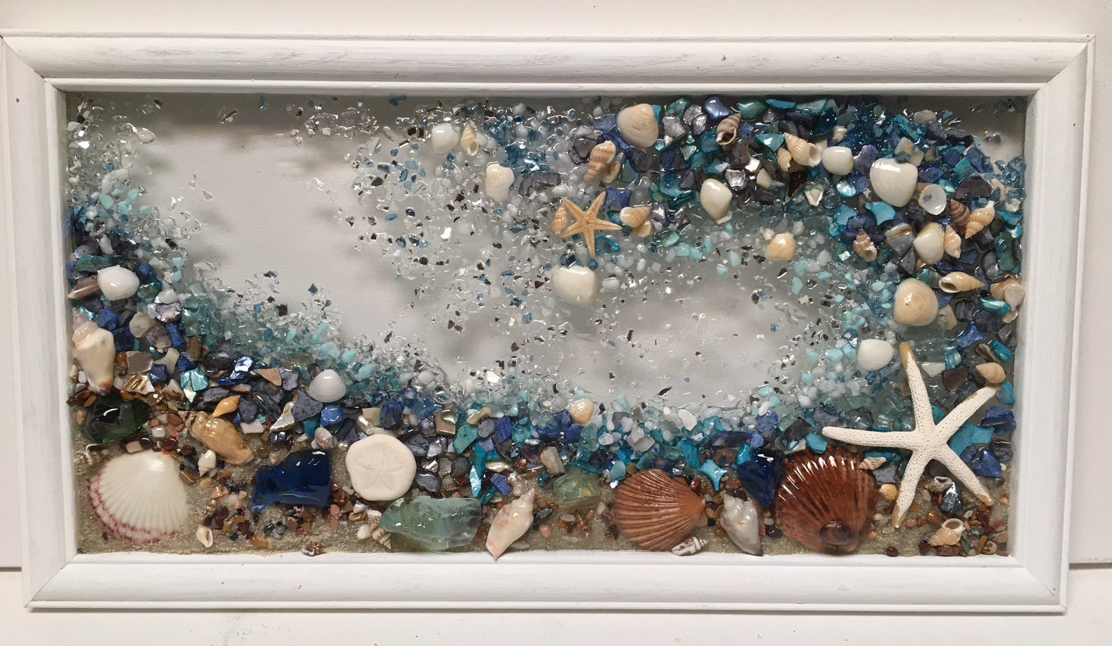 Resin Wave Window/beach Window/wave Art/resin Wave Wall - Etsy