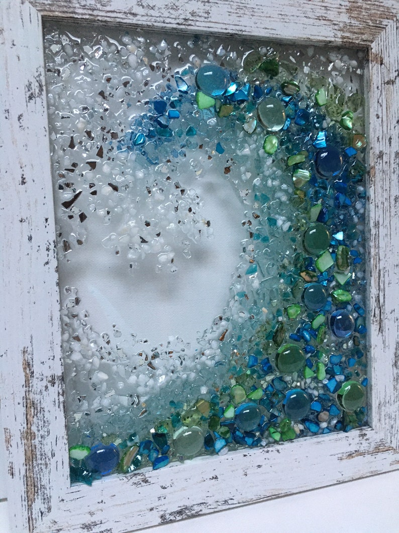 Ocean Wave Window/rustic Beach Wall Hanging/resin Wave - Etsy