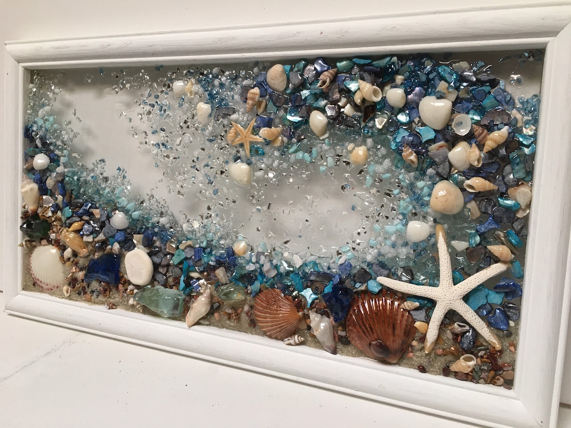 Resin Wave Window/beach Window/wave Art/resin Wave Wall - Etsy