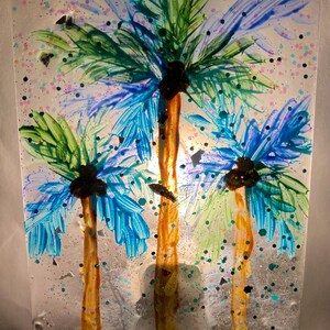Palm Tree Night Light/coastal Palm Tree Night Light/tropical Palm Tree ...
