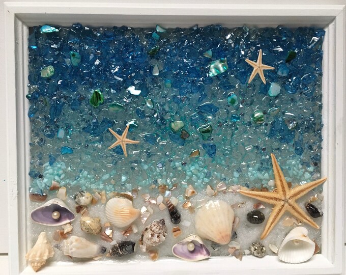 Seaglass Seascape Seascape Window Ocean Seascape Beach - Etsy